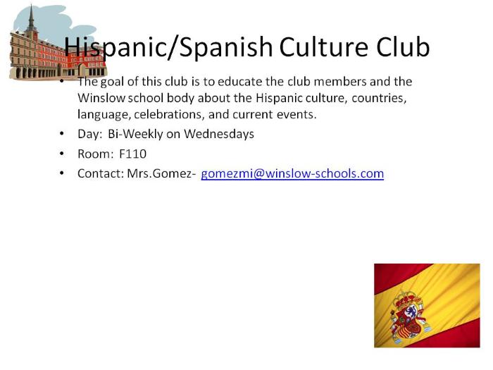 Hispanic Culture Club - Hispanic/Spanish Culture Club - Clubs and ...